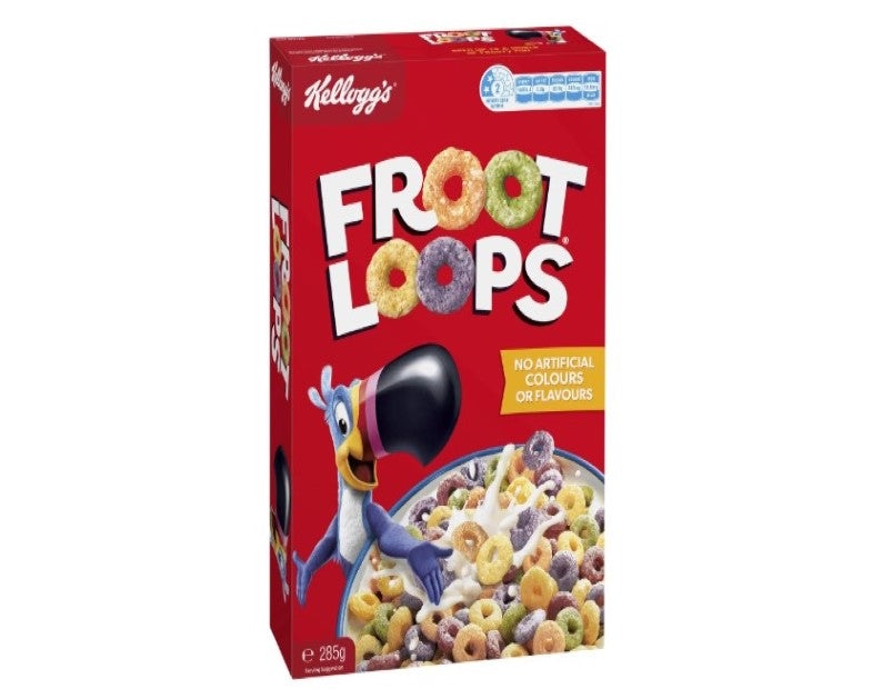 Buy Kellogg's Froot Loops Breakfast Cereal, 285g - AU - MyDeal Australia