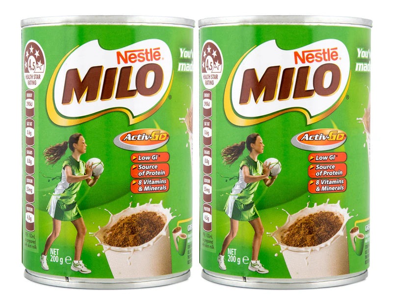 Buy Nestle Milo 200g - Pack of 2 - MyDeal Australia