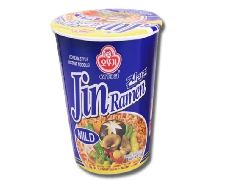 Buy Ottogi Jin Ramen Mild Noodles Cup, 65 g - AU - MyDeal Australia