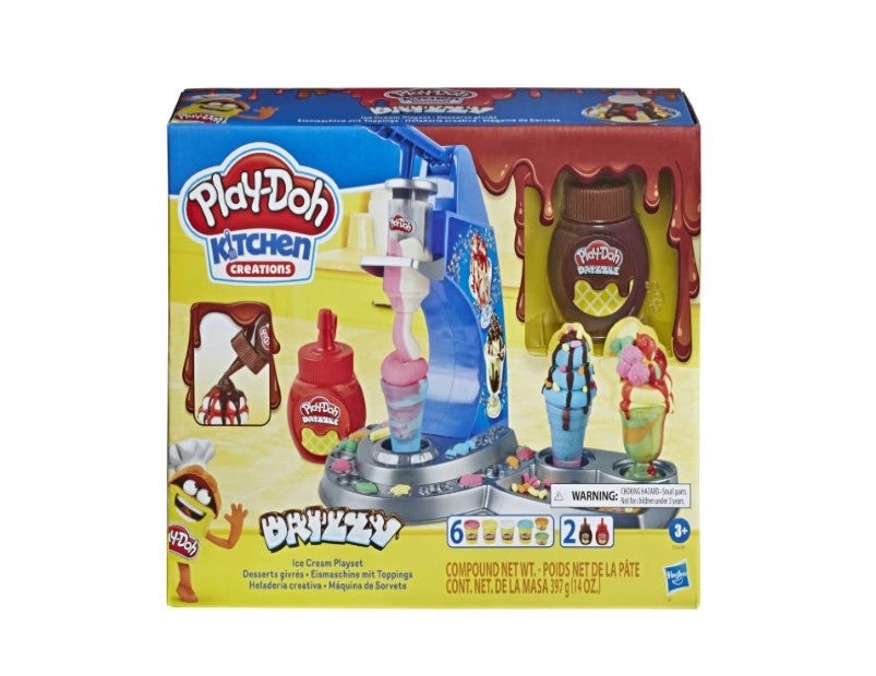 Buy Play-Doh Kitchen Creations Drizzy Ice Cream Playset - AU - MyDeal ...