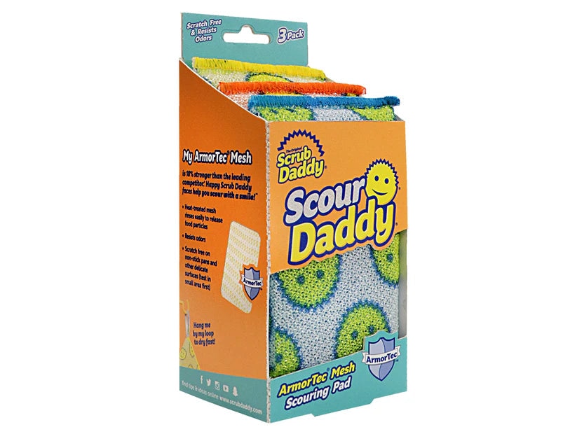 Buy Scour Daddy ArmorTec Mesh Scouring Pad 3-Pack - MyDeal Australia