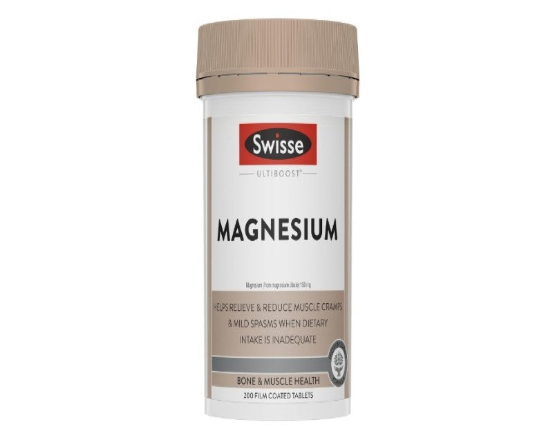 Buy Swisse Ultiboost Magnesium for Bone and Muscle Health 200 Tablets ...