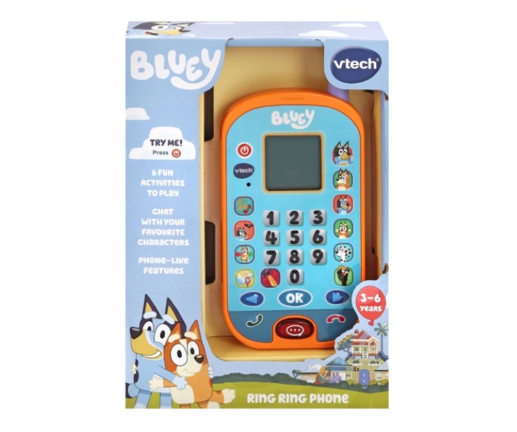 Buy VTech Bluey Ring Ring Phone - AU - MyDeal Australia