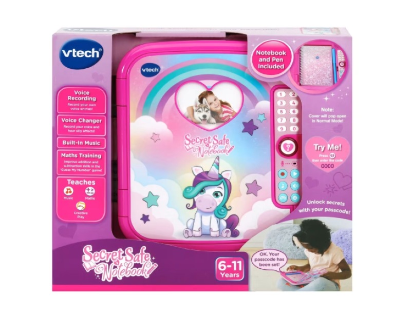 Buy Vtech Secret Safe Notebook Playset - AU - MyDeal Australia