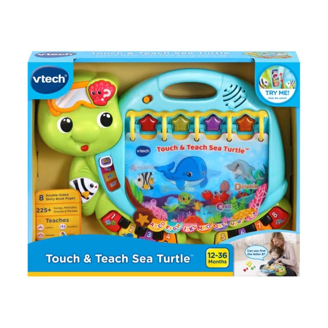 Buy Vtech - Touch & Teach Sea Turtle Book - MyDeal Australia