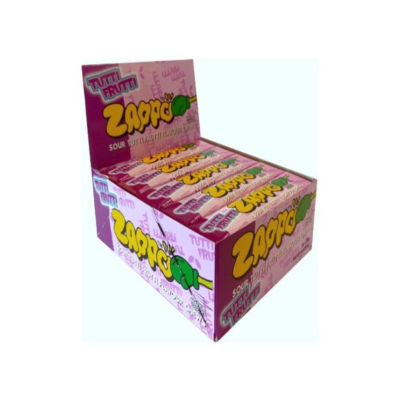 Buy ZAPPO Sour Tutti Frutti Flavoured Chews - (Bulk Pack of 30 Sticks ...