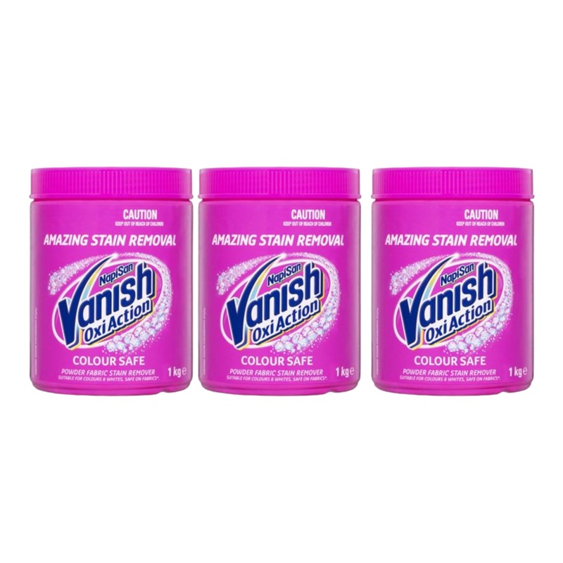 Buy 3 Pack Vanish Napisan Oxi Action Stain Remover Powder 1kg Mydeal