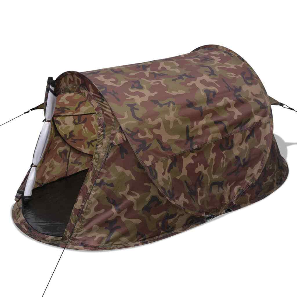 Buy 2-Person Pop-Up Tent Camouflage Camping Sun Shade Hiking Dome Shelter F Camping - MyDeal ...