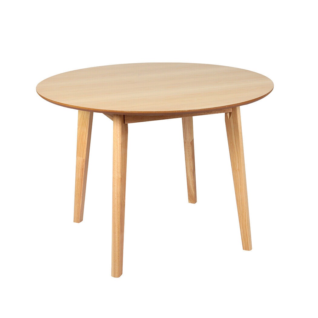 Buy FTYP Dining Table Round Rubberwood Base Kitchen Cafe Restaurant ...