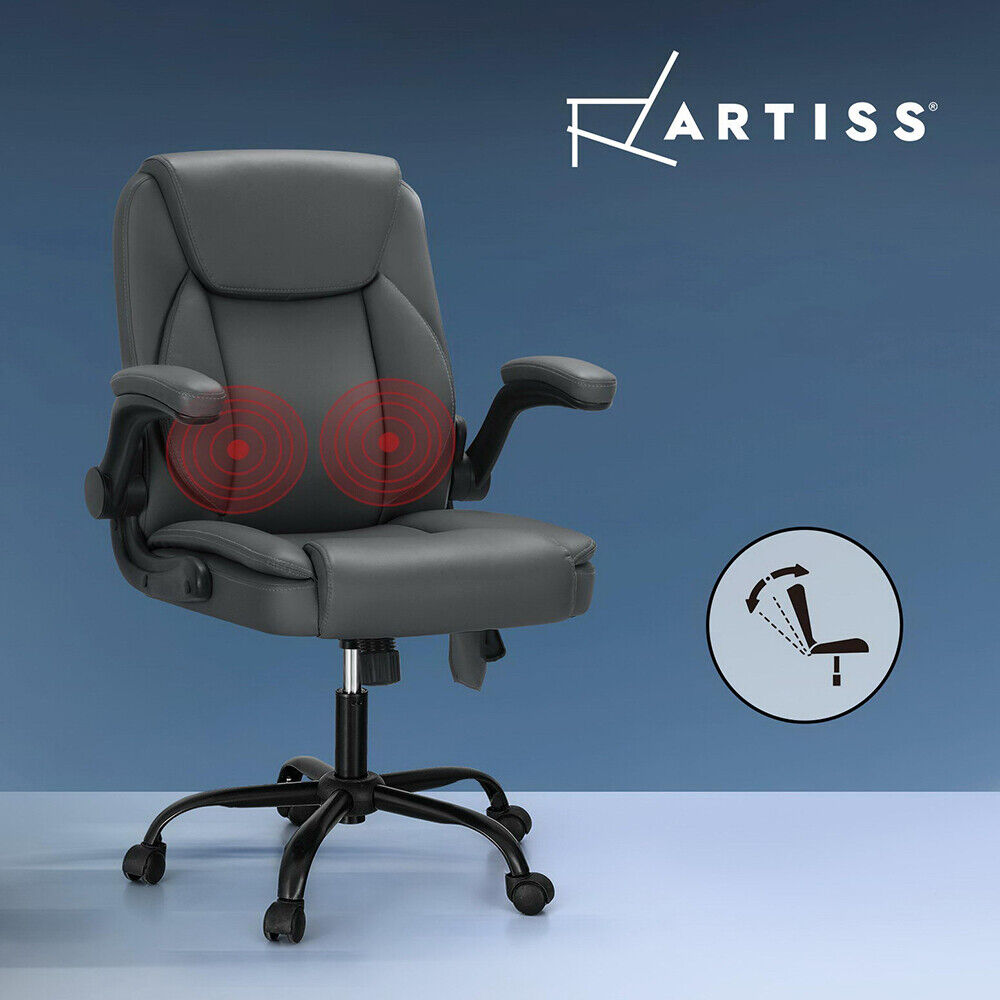 Buy FTYP Massage Office Chair 2 Point Computer Gaming Chairs Pu Leather ...