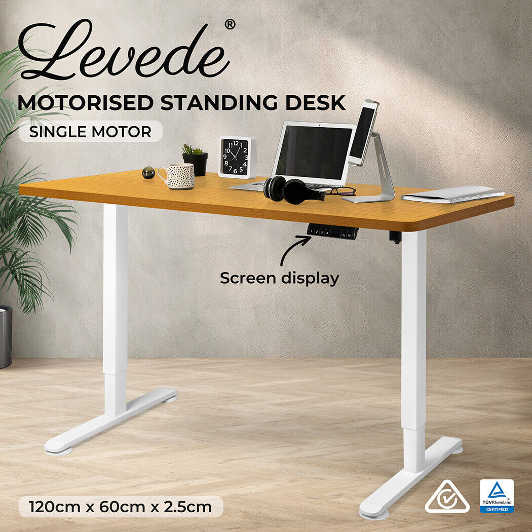 Buy FTYP Motorised Standing Desk Height Adjustable Electric Sit Stand ...