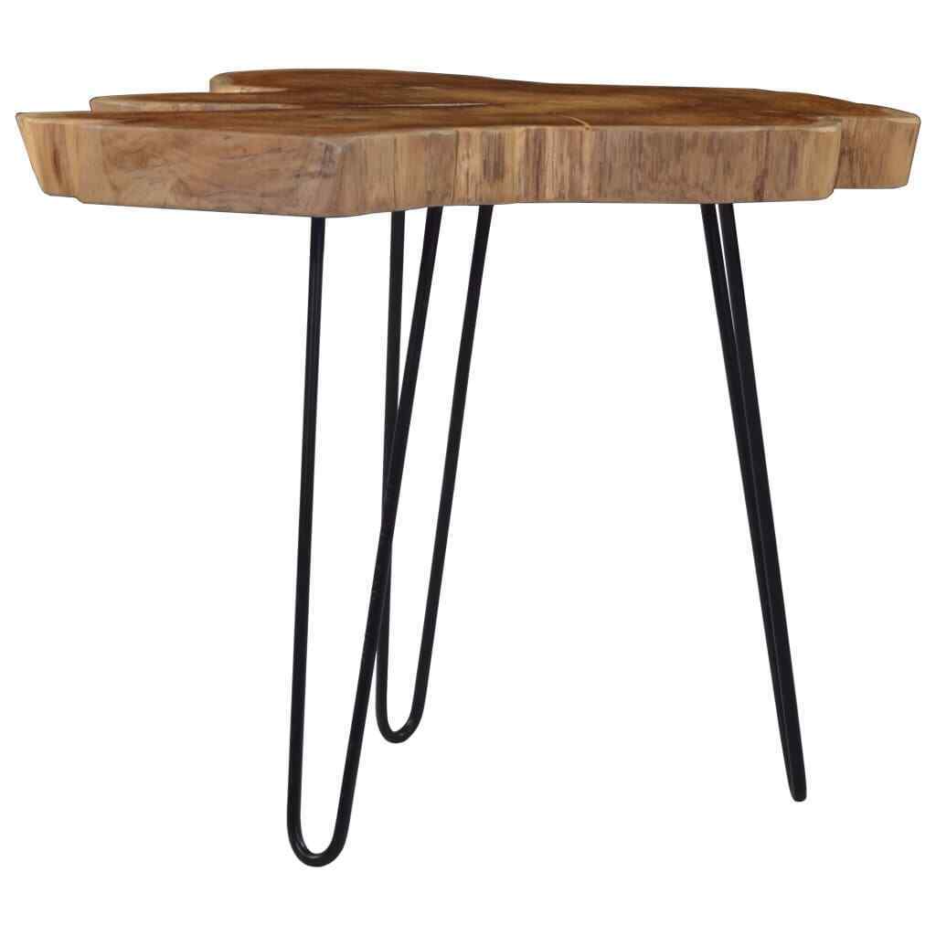 Buy FTYP Teak Wood Coffee Table (60-70)X45Cm Wooden Accent Side End Tea ...