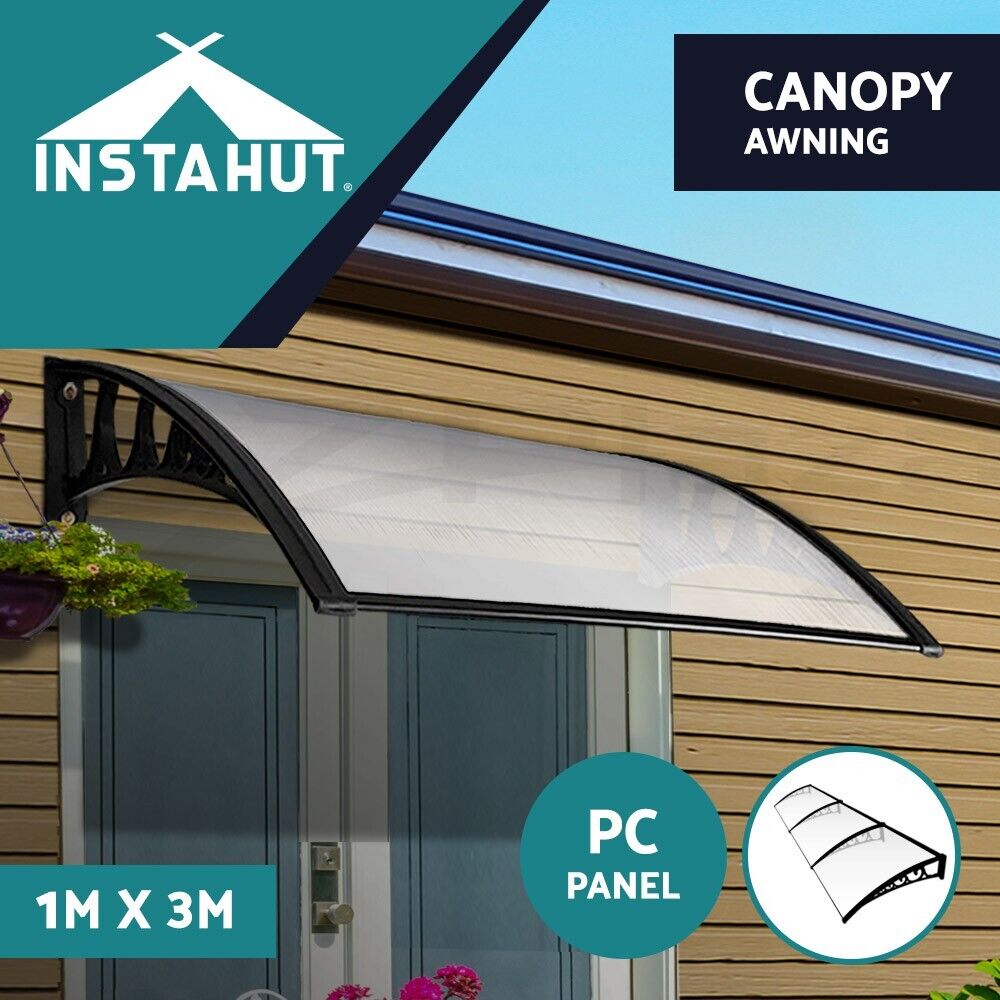 Buy FTYP Window Door Awning Door Canopy Patio Uv Sun Shield 1MxDiy ...