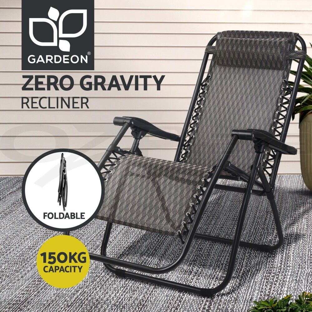 Buy FTYP Zero Gravity Chair Sun Lounge Camping Outdoor Recliner Folding ...