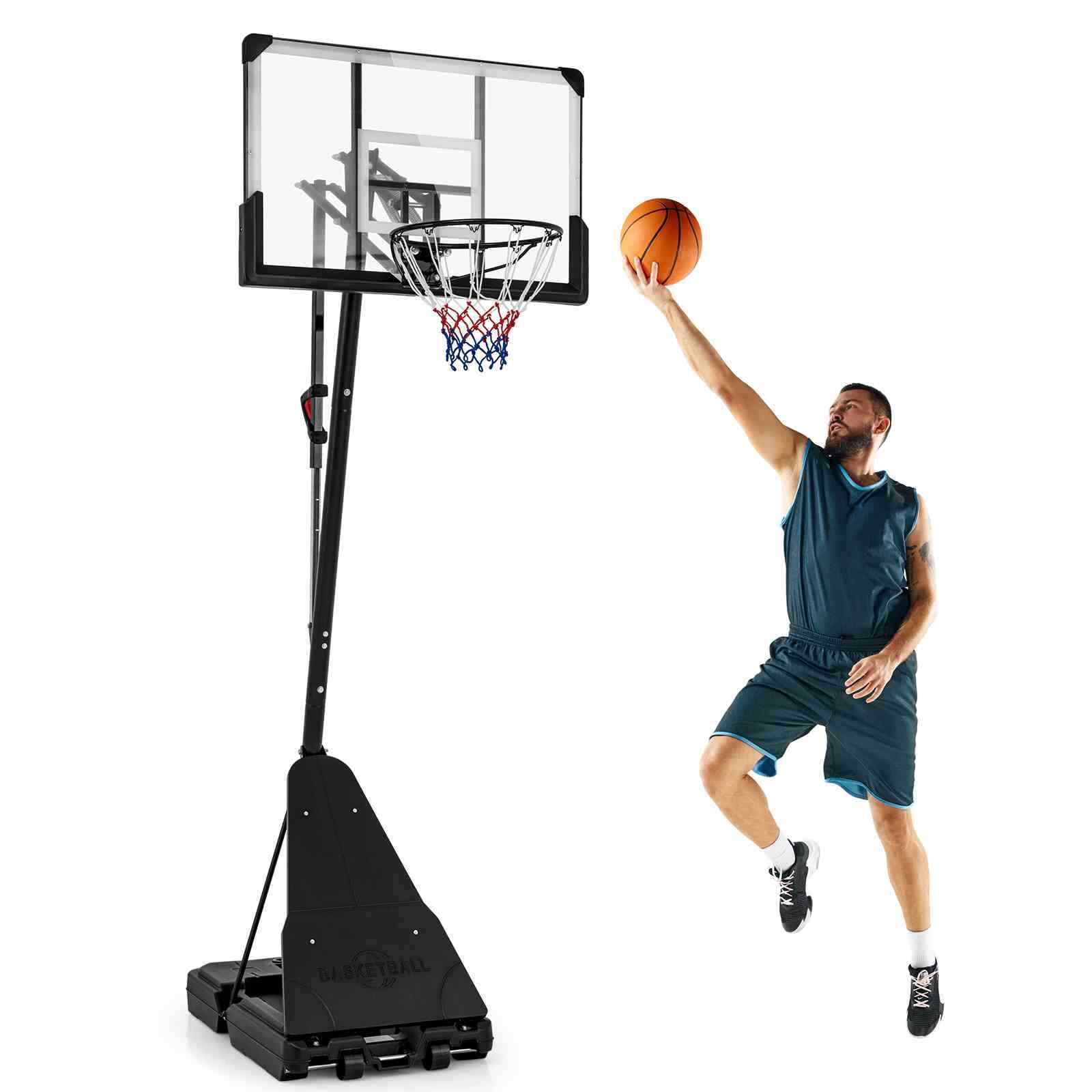 Buy P&P 1.5-3.05 M Adjustable Portable Basketball Hoop W/ 112 Cm ...