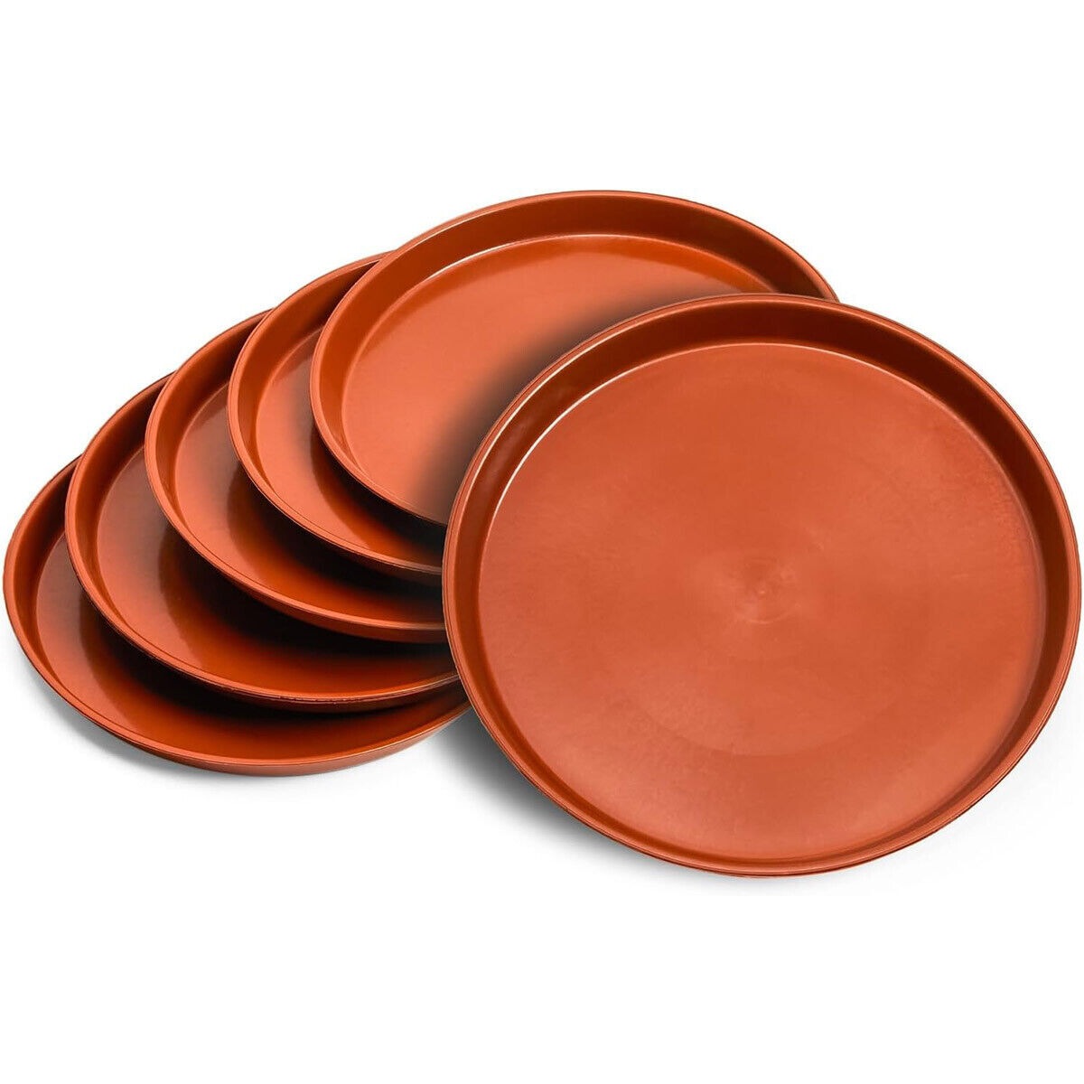 Buy P&P 6X Round Plastic Plant Pot Base Tray Flower Pot Drip Catcher ...