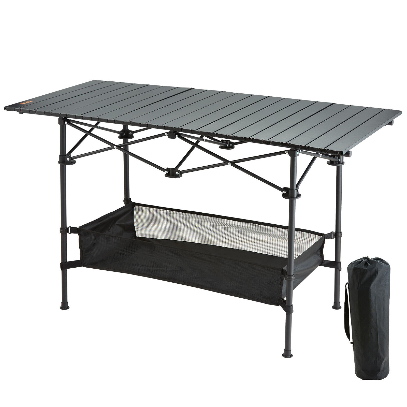 Buy P&P Folding Portable Camping Table Aluminum Outdoor Table Storage ...