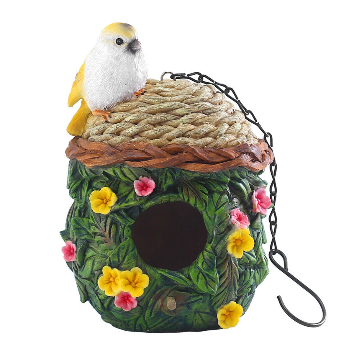 Buy P&P Outdoor Resin Birdhouse Hanging Nest For Garden Wild Birds Home ...