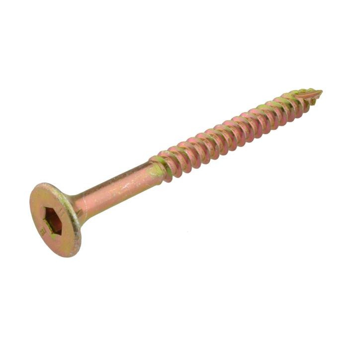 Buy P&P Pack Of 5 Zinc Yellow 14G X 100Mm Bugle Batten Hex (5Mm) Timber T17 Screw - MyDeal Australia