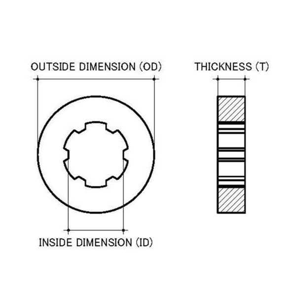 Buy P&P Pack Of 500 Neoprene Black Neo Sealing Washer To Suit 10G (4 ...