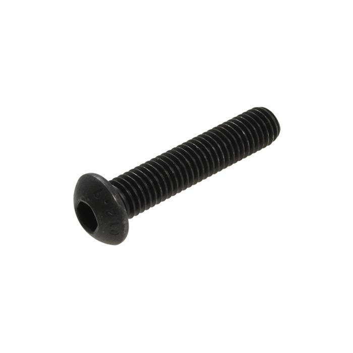 Buy P&P Pack Of 75 Plain Black M4 X 6Mm Button Head Socket Screw Class ...