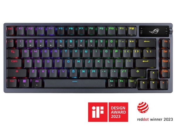 Buy ASUS ROG AZOTH/NXSM/PBT Gaming Keyboard, OLED Display, NX Storm ...