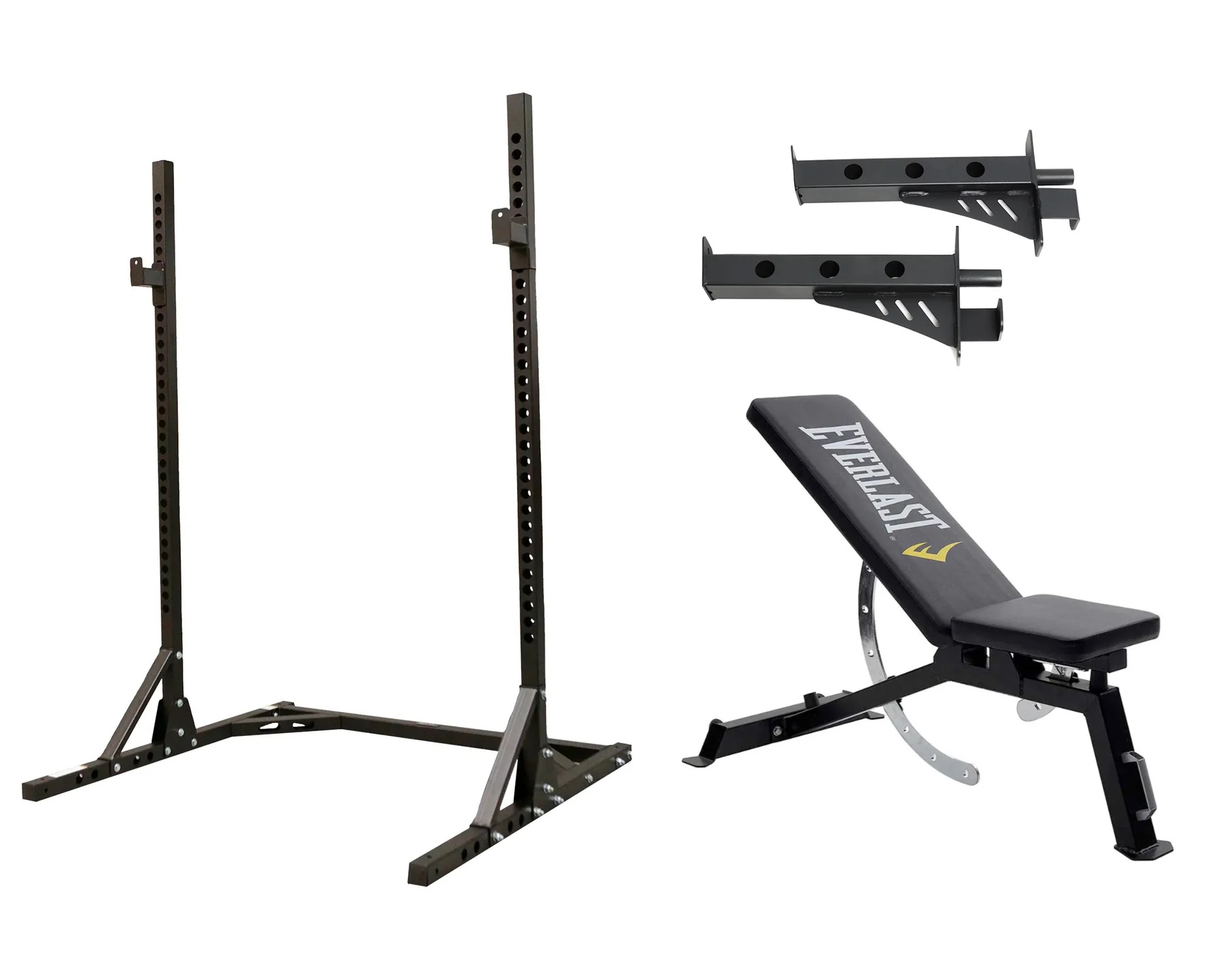 Buy Body Iron Squat Stand Reinforced E2 Set + Everlast Utility FID ...