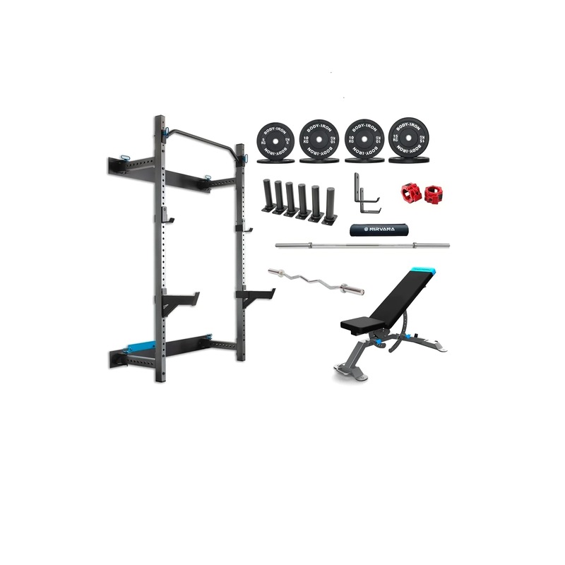Buy ProForm Foldable Wall Squat Rack Package V5 - MyDeal