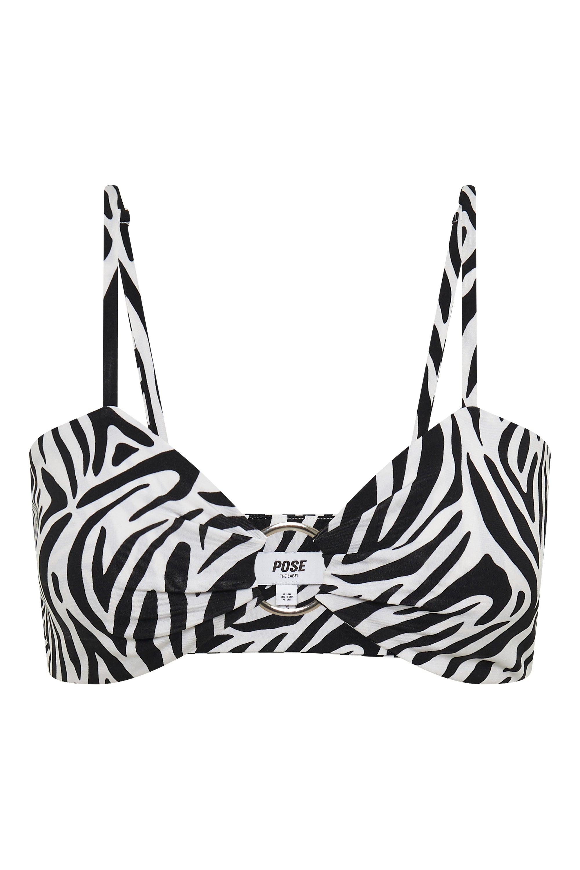 Buy POSE Women's Zebra Print BEYONCÉ BRA - MyDeal Australia