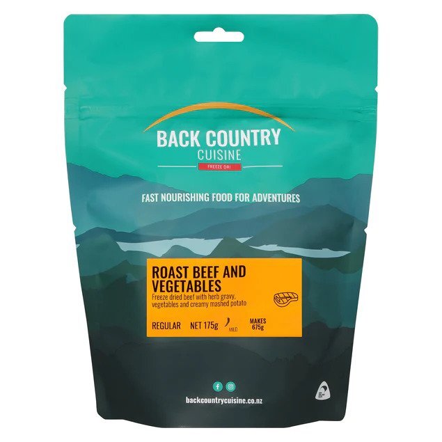 Buy Back Country Cuisine Freeze Dried Meal - Roast Beef/Vegetables ...