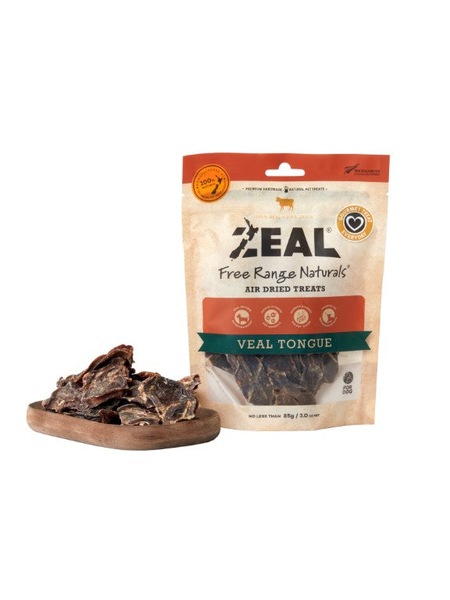 Buy Zeal Air Dried Veal Tongue 85g - MyDeal Australia