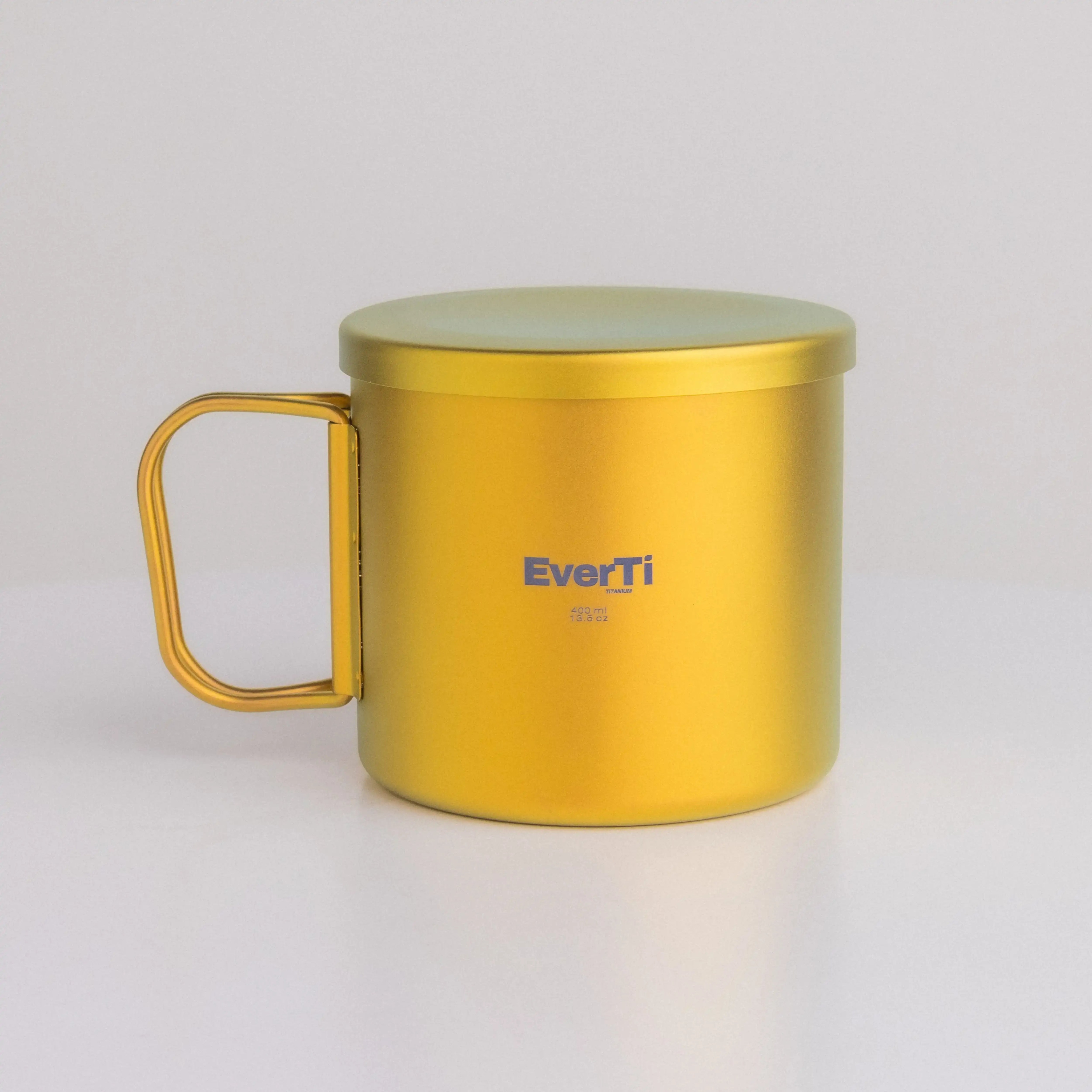 Buy Aura Non-Coating Titanium Mug – 400ml – Solar Gold - MyDeal Australia