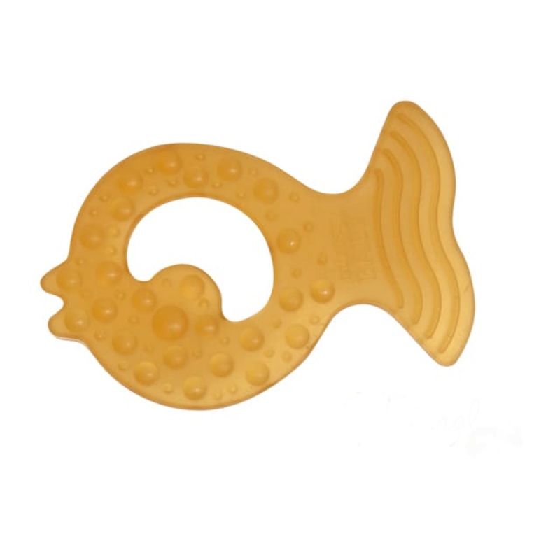 Buy Natural Rubber Soothers - Fish Teether - MyDeal
