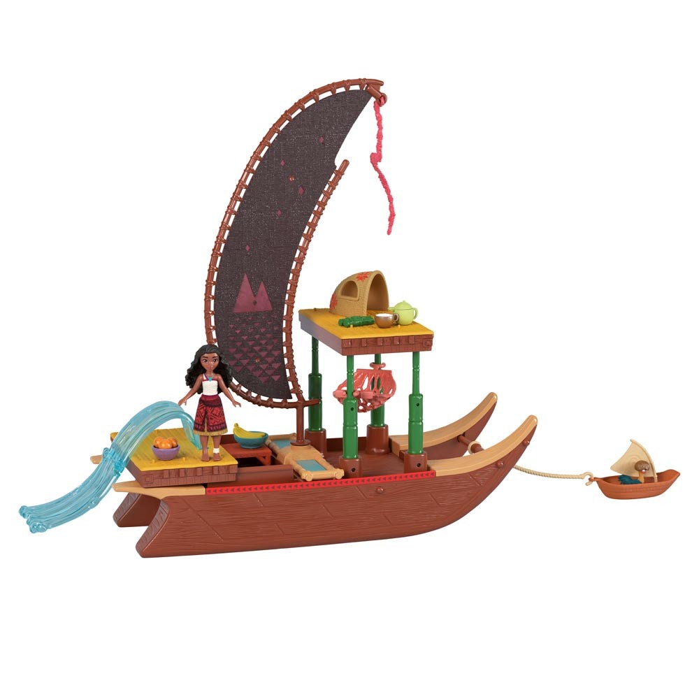 Buy Disney - Moana 2 - Moanas Adventure Canoe Playset - MyDeal Australia