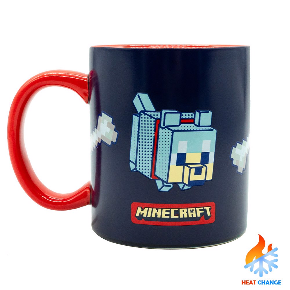 Buy Minecraft - Chibi Wolf Heat Change Mug - MyDeal Australia
