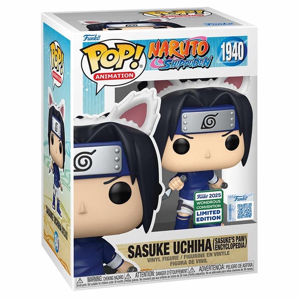 Buy Naruto - Sasuke Cat-Ears Wondrous Convention 2025 Pop! Vinyl Figure ...