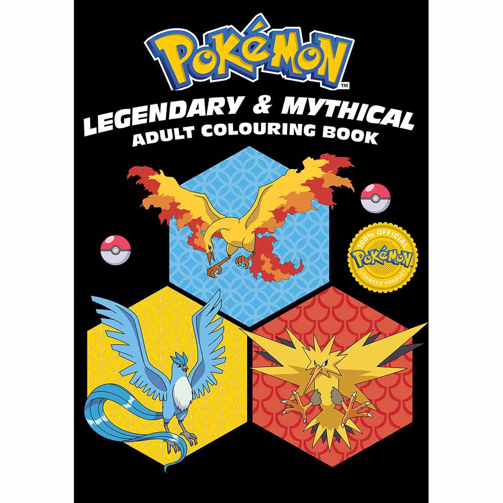 Buy Pokemon - Legendary & Mythical Colouring Book - MyDeal Australia