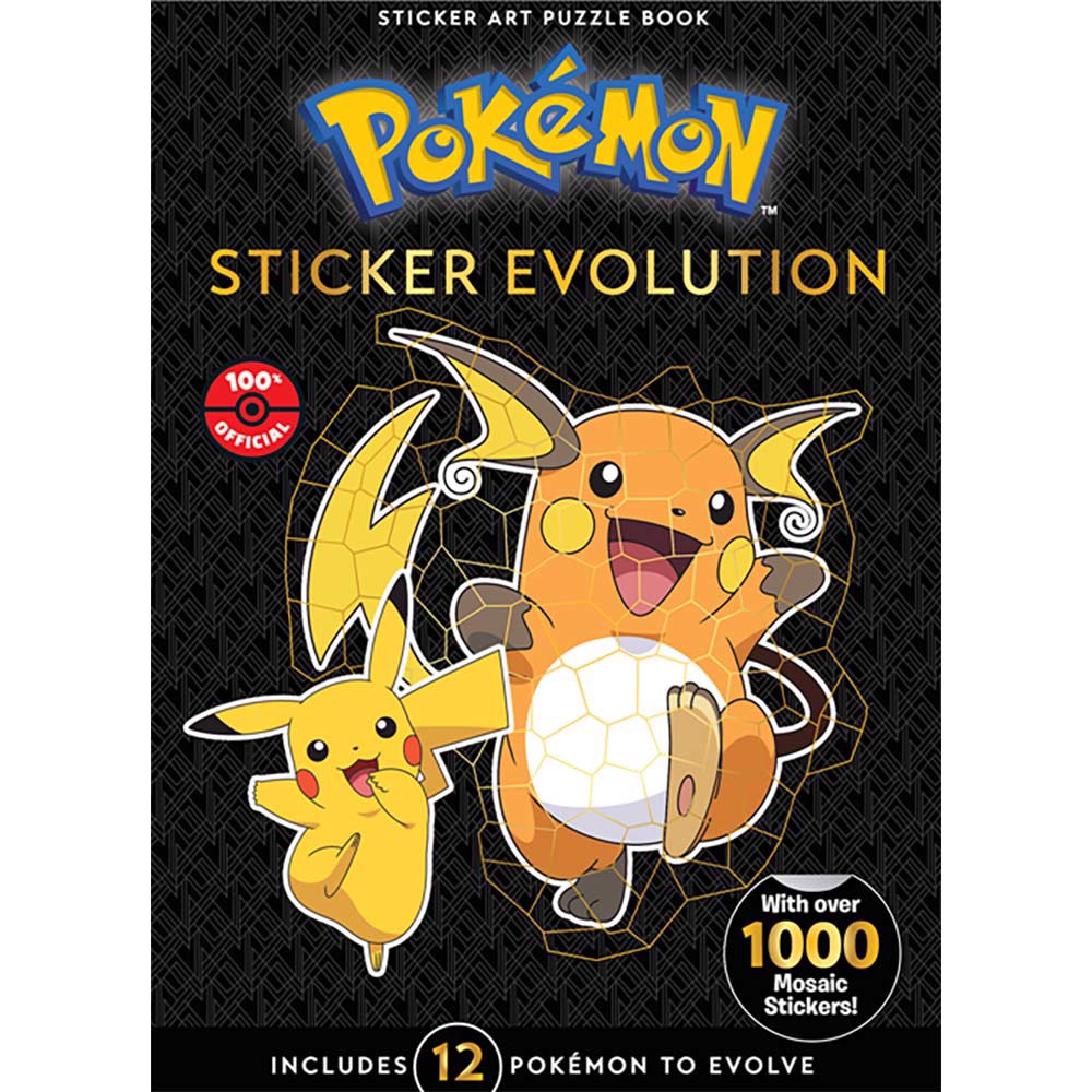 Buy Pokemon Sticker Evolution - Sticker Art Puzzle Book - MyDeal Australia