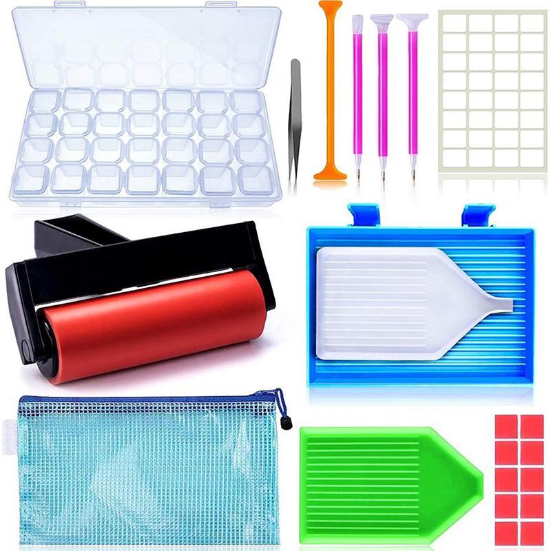 Buy 22 Piece 5D Diamond Painting Tools Box Diamond Accessories Diy Art ...