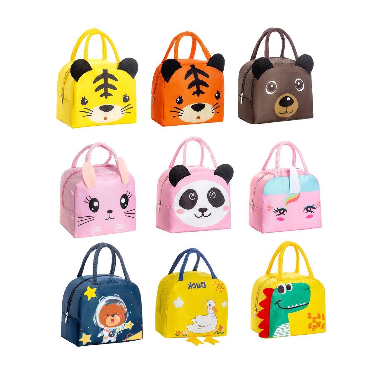 Buy 3D Bento Lunch Bag Cartoon Handbag Insulated Food Box Bag for ...