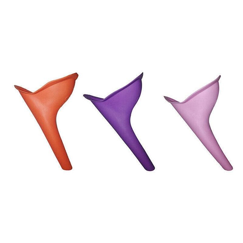 Buy 3X Portable Female Woman Ladies She Urinal Urine Wee Funnel Camping ...
