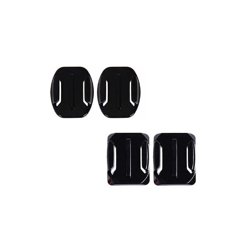 Buy 4PCS Flat Curved Mount Adhesive 3M Sticker For GoPro Hero 9 8 7 6 5 ...