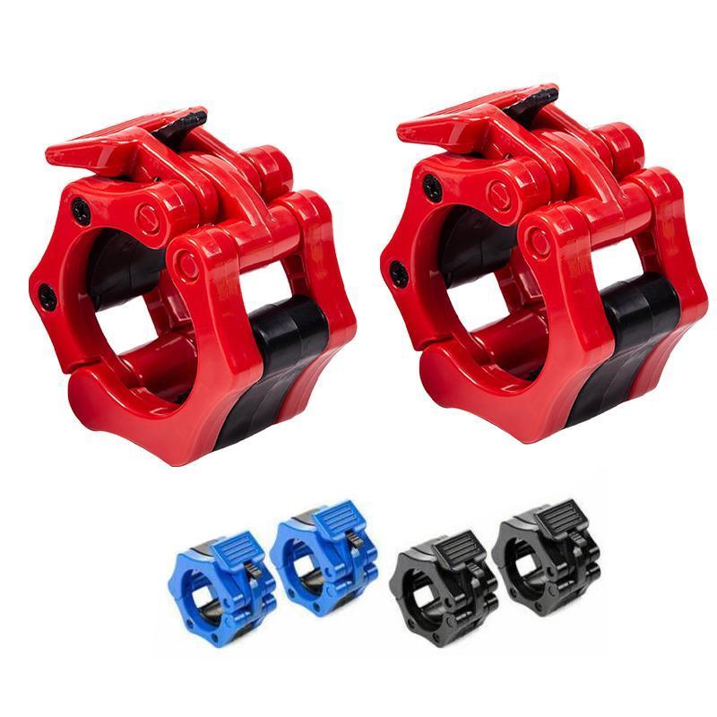Buy 50mm Barbell Clamp Collar Clip Olympic Weightlifting Lift Spring ...