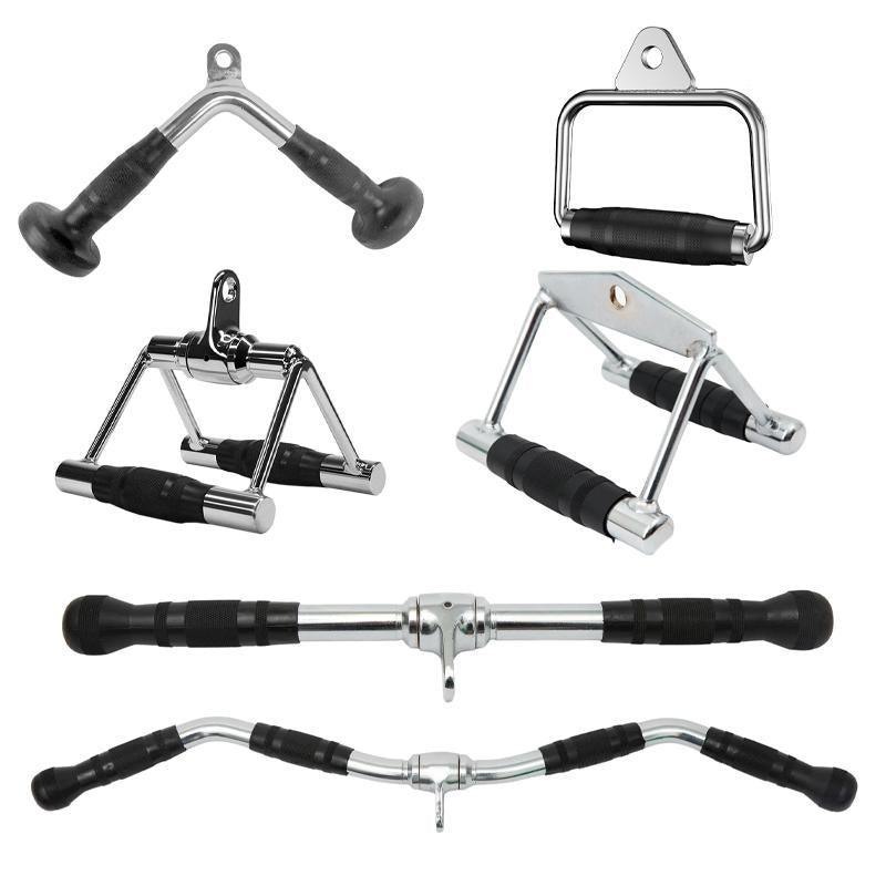 Cable Pulley Attachment Tricep Rope V Grip LAT Pull Down Gym Accessory ...