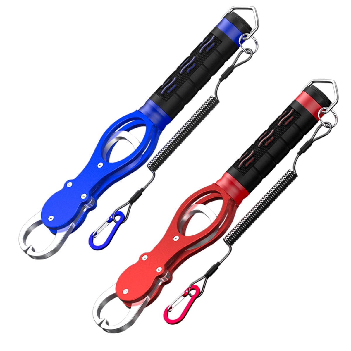 Buy Multi Function Fish Control Clamp with Scale Fishing Tool Portable Lip Gripper - MyDeal ...