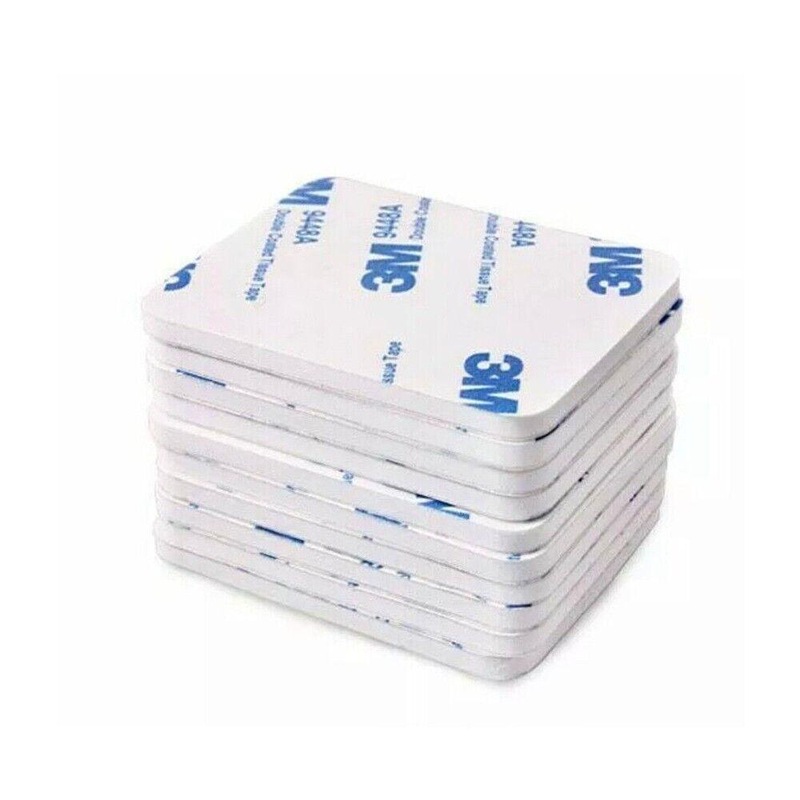 Buy Square 55 x 45 x 3mm 3M Double Sided Foam Sticker Tape Self ...