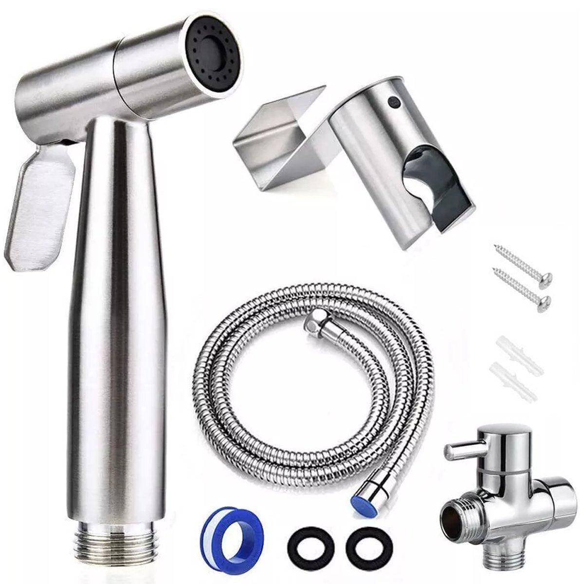 Buy Stainless Steel Handheld Bidet Toilet Spray Shower Shattaf Diverter ...