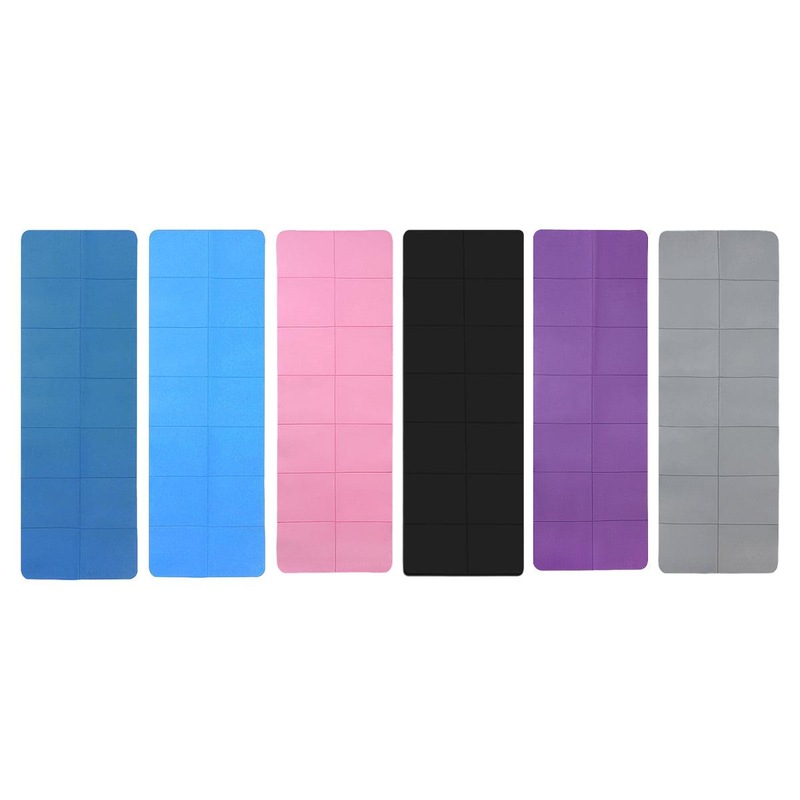 Buy Thickened Folding Yoga Mat Sleeping Pad Portable Floor Nap Mattress ...