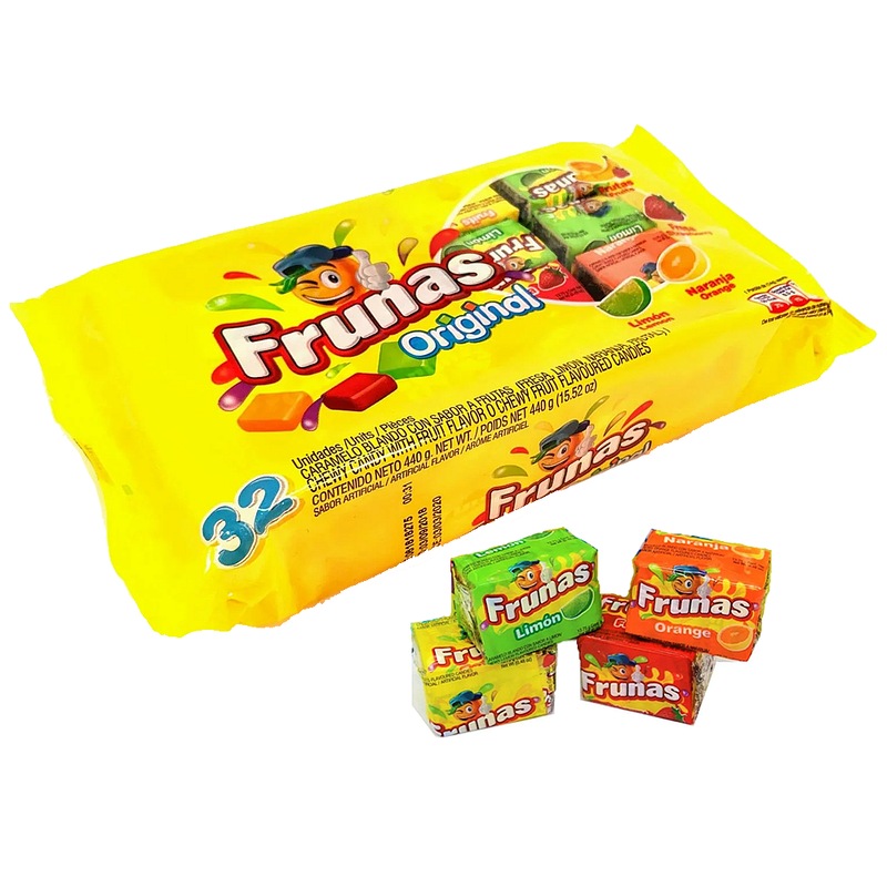 Buy Frunas Fruit Chew Candy 32-Pack 352g - MyDeal