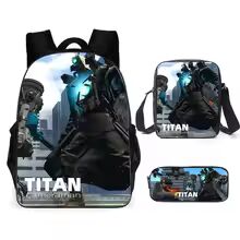 Buy 3pcs Skibidi Toilet Titan Drillman Backpack Set, Titan Speakerman ...
